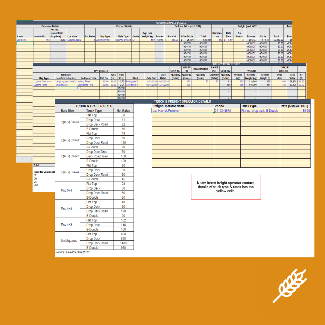 Hay Inventory & Sales Record – AMC